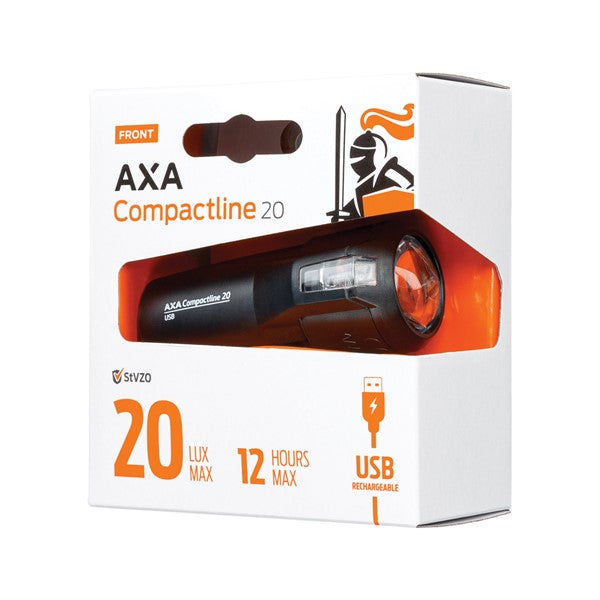 Bike Lights AXA Compactline Front 20 Lux– Rider 18